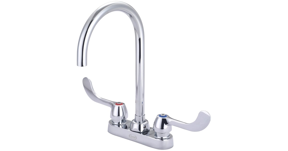 Central Brass 0084-ELS18FC 1.2 GPM Deck Mounted Double Handle Cast ...
