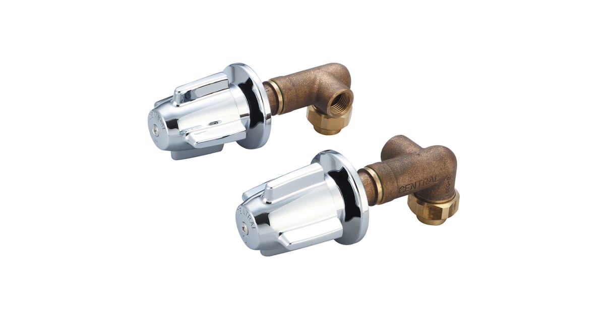 Central Brass 1246 Cast Brass Shower Corner Valve | Ferguson Home