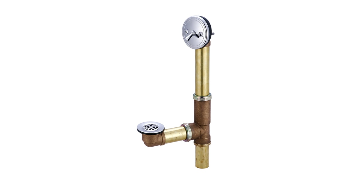 Central Brass 1555 Multi Tub Trip Lever Bath Drain | Ferguson Home
