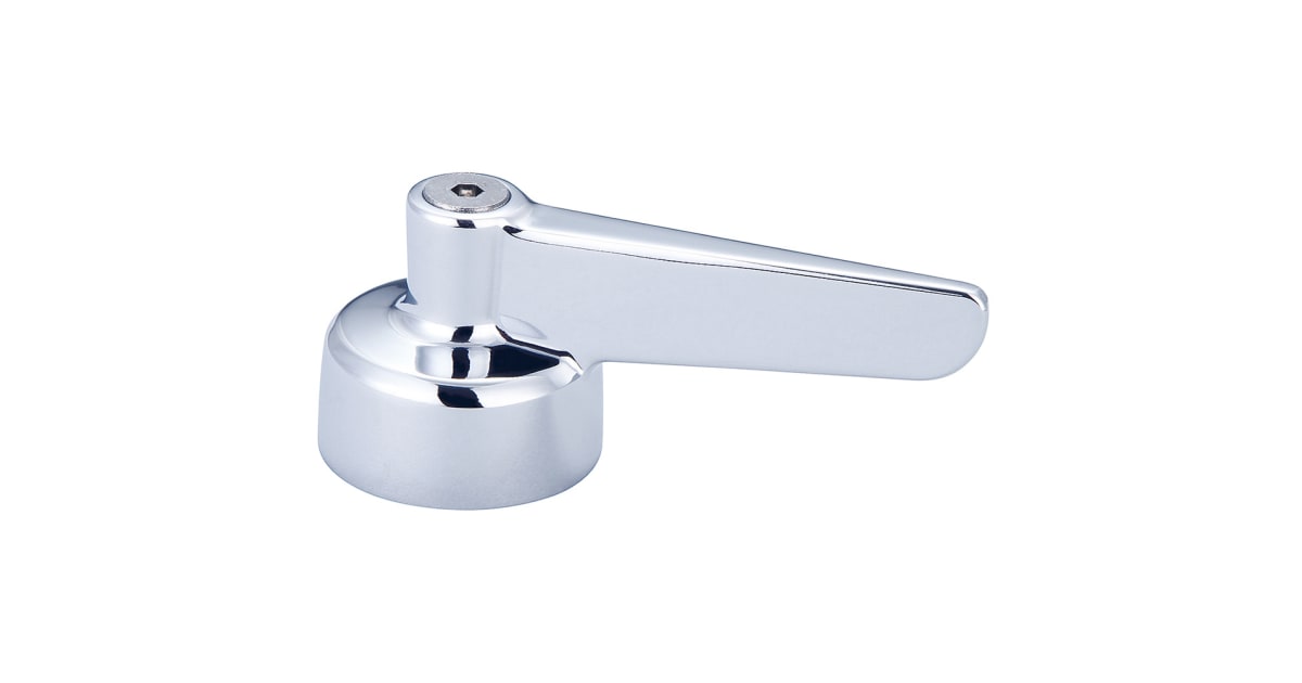 Central Brass CS-19007P Lever Handle with Vandal Proof Screw - Plain ...