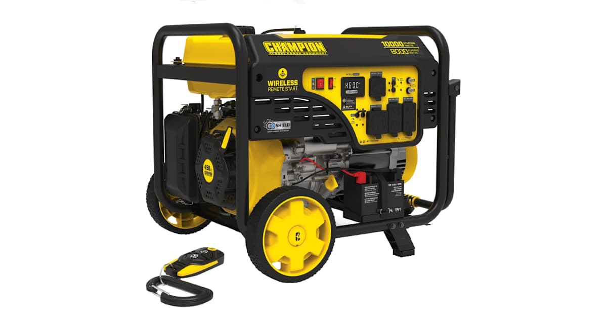 Champion 201506 8,000-Watt (120 / 240V) Electric Button / Recoil ...