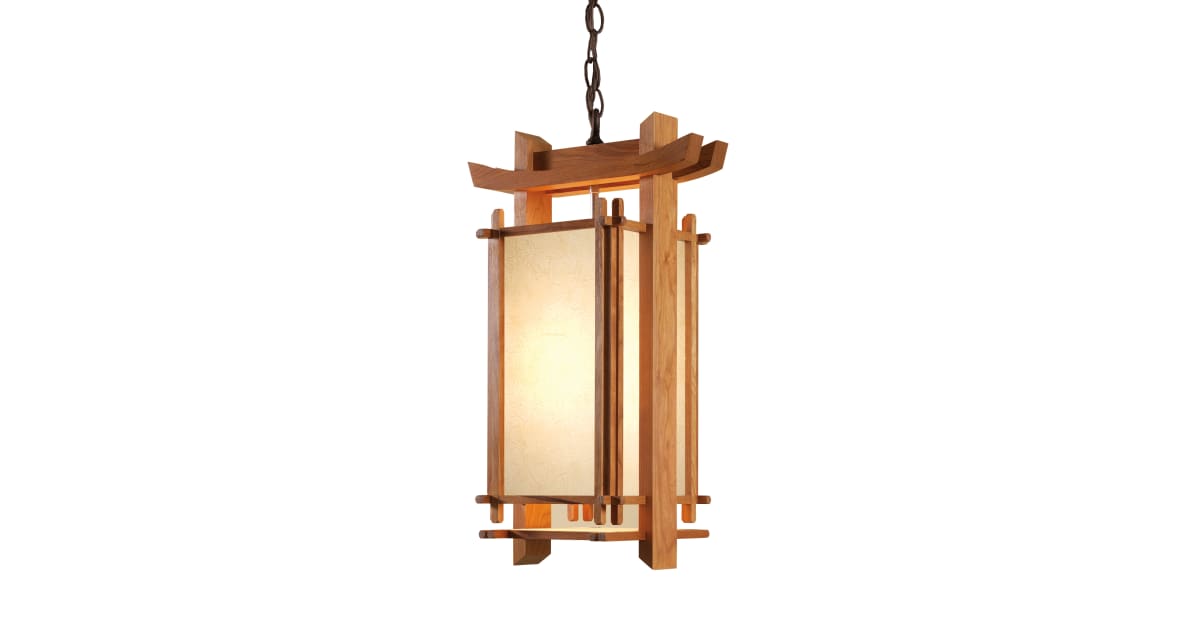 Cherry Tree Design L011-M-C Pendant from the Kyoto Collection in Cherry ...