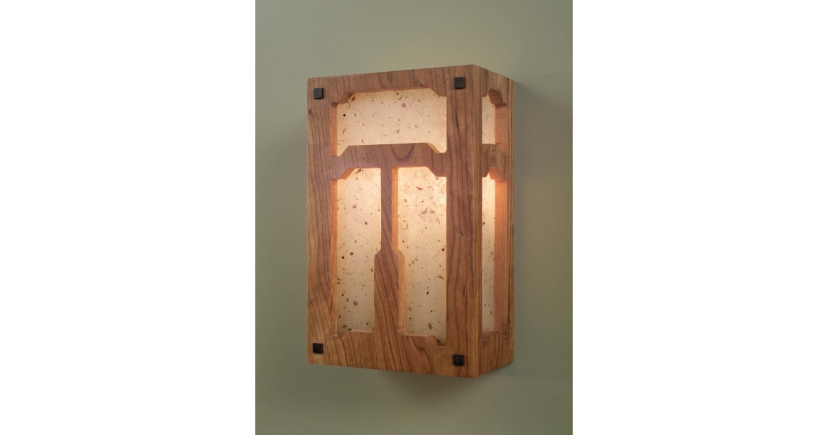 Cherry Tree Design L187-S-C Craftsman / Mission Wall Washer Sconce from ...
