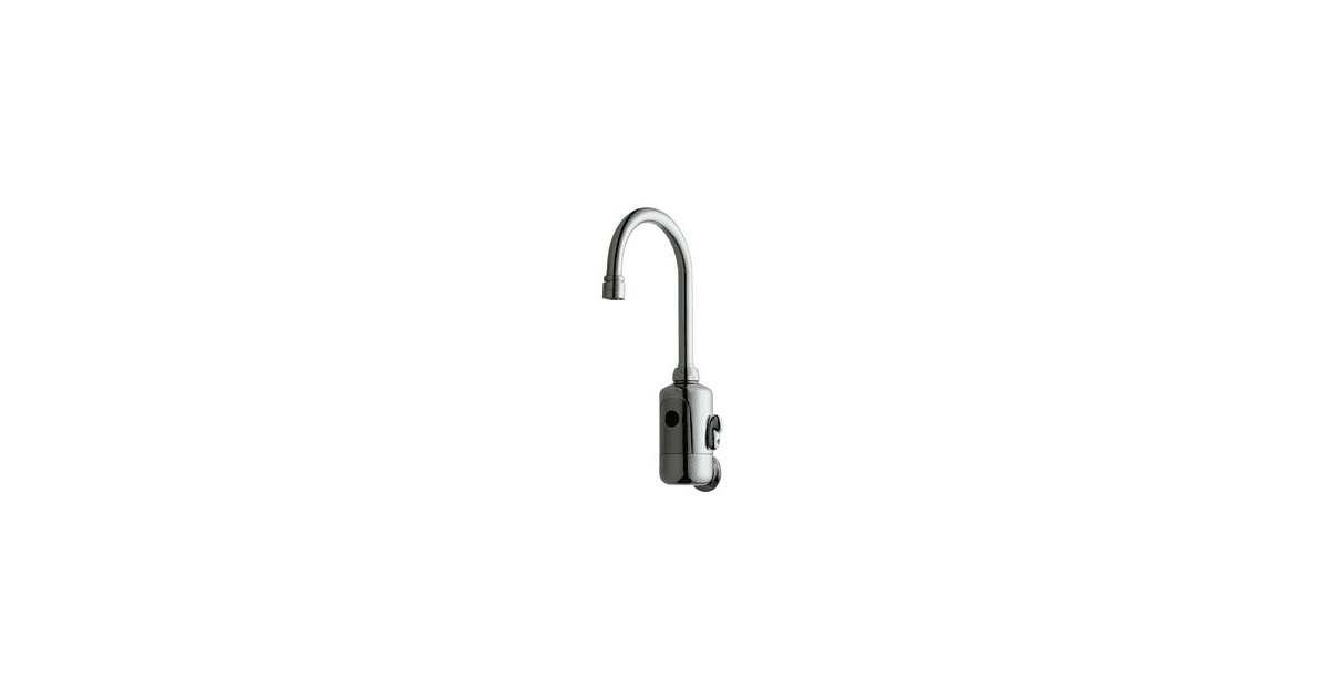 Chicago Faucets 116.124.21.1 HyTronic Wall Mounted AC Electronic Single ...