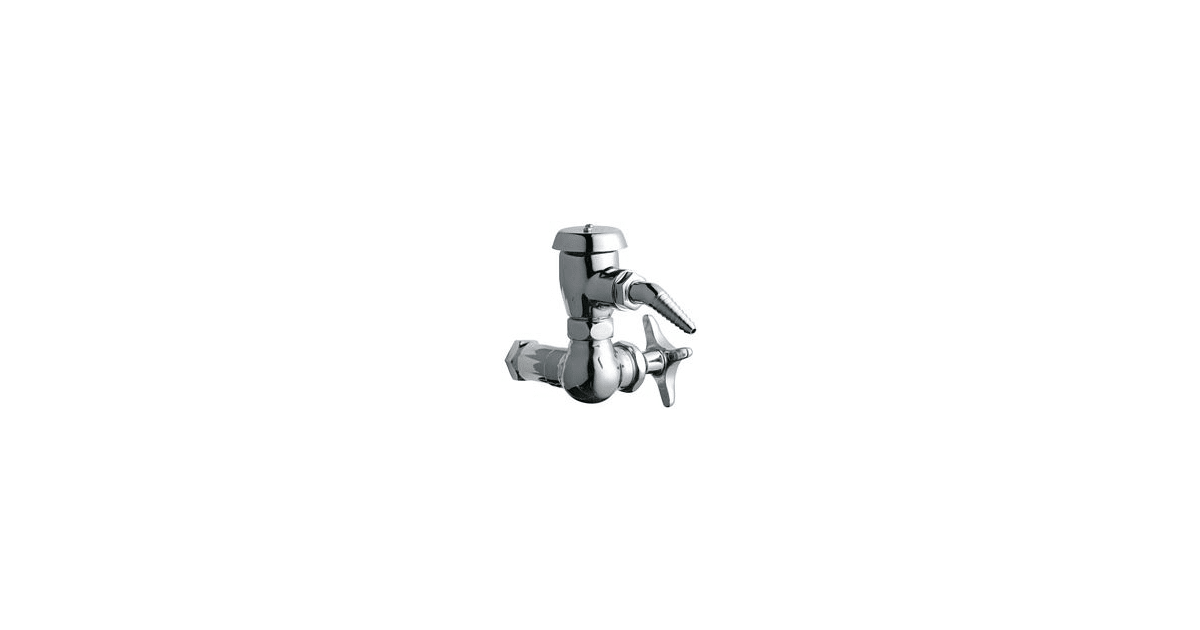 Chicago Faucets 1300-MCP Wall Mounted Laboratory Faucet with ...