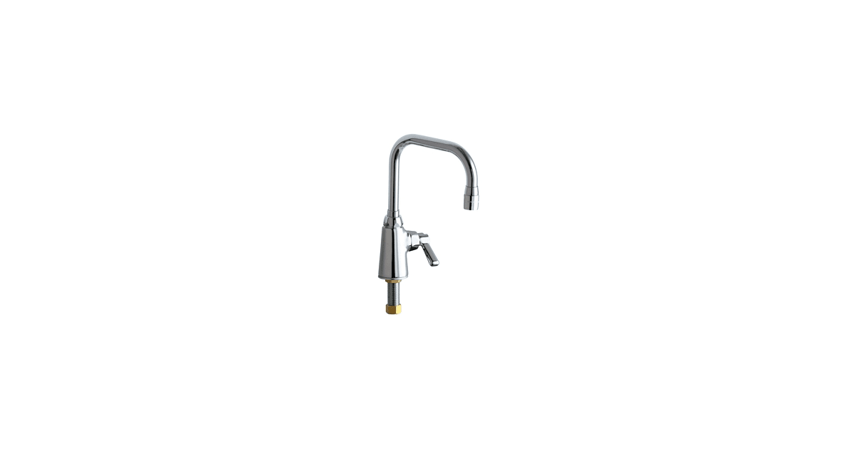 Chicago Faucets 350-DB6AE3CP Deck Mounted Single Hole Utility Faucet ...