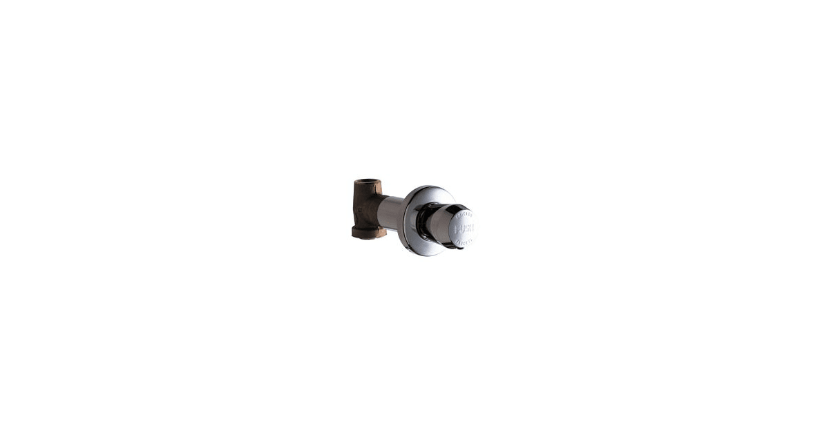Chicago Faucets 770-665PSHCP Built-In Wall Valve with Push Button ...