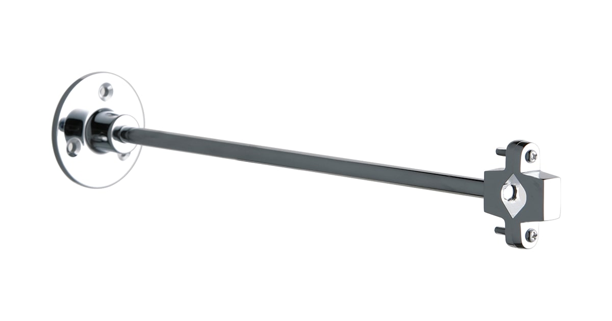 Chicago Faucets 902-MJKCP Pipe Support Assembly with 12" Extension Rod ...
