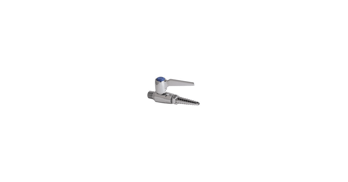 Chicago Faucets 909-GASCP Gas Ball Valve with 3/8" NPT Male Thread ...