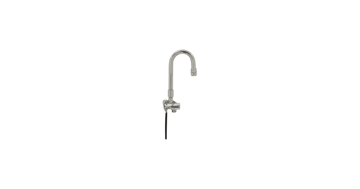 Chicago Faucets 90-GNABCP Full Flow Kettle Filler Valve with High Arch ...