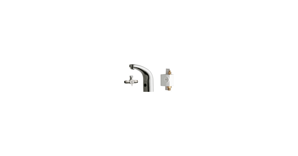 Chicago Faucets 116.961.AB.1 Single Hole Metering Faucet with ...