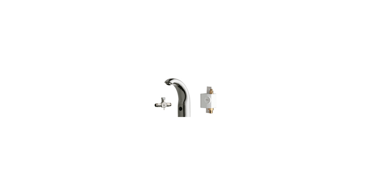 Chicago Faucets 116.962.AB.1 Single Hole Metering Faucet with ...