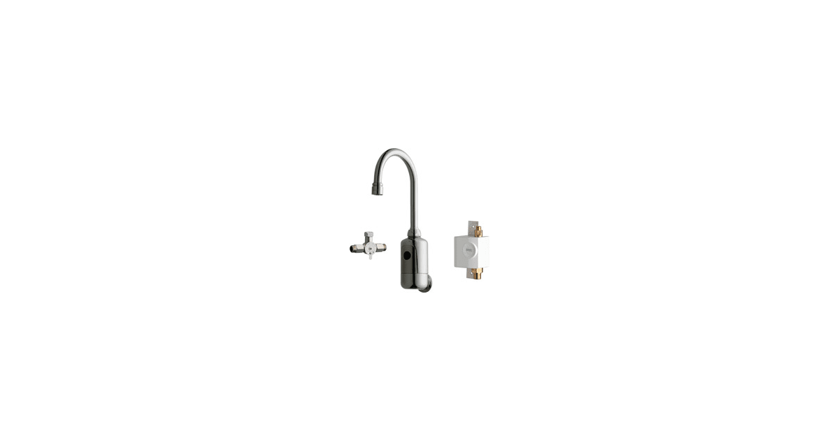 Chicago Faucets 116.964.AB.1 Wall Mounted Metering Faucet with ...