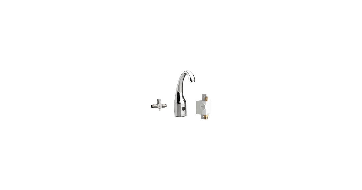 Chicago Faucets 116.967.AB.1 Single Hole Metering Faucet with ...