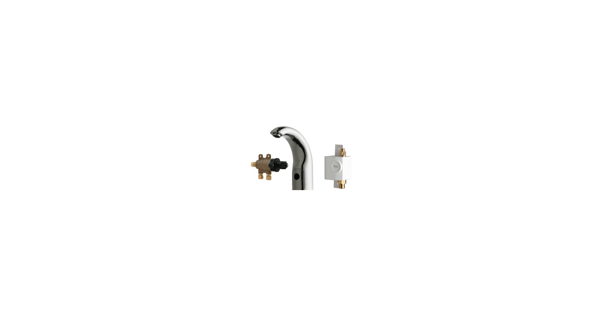 Chicago Faucets 116.972.AB.1 Single Hole Metering Faucet with ...