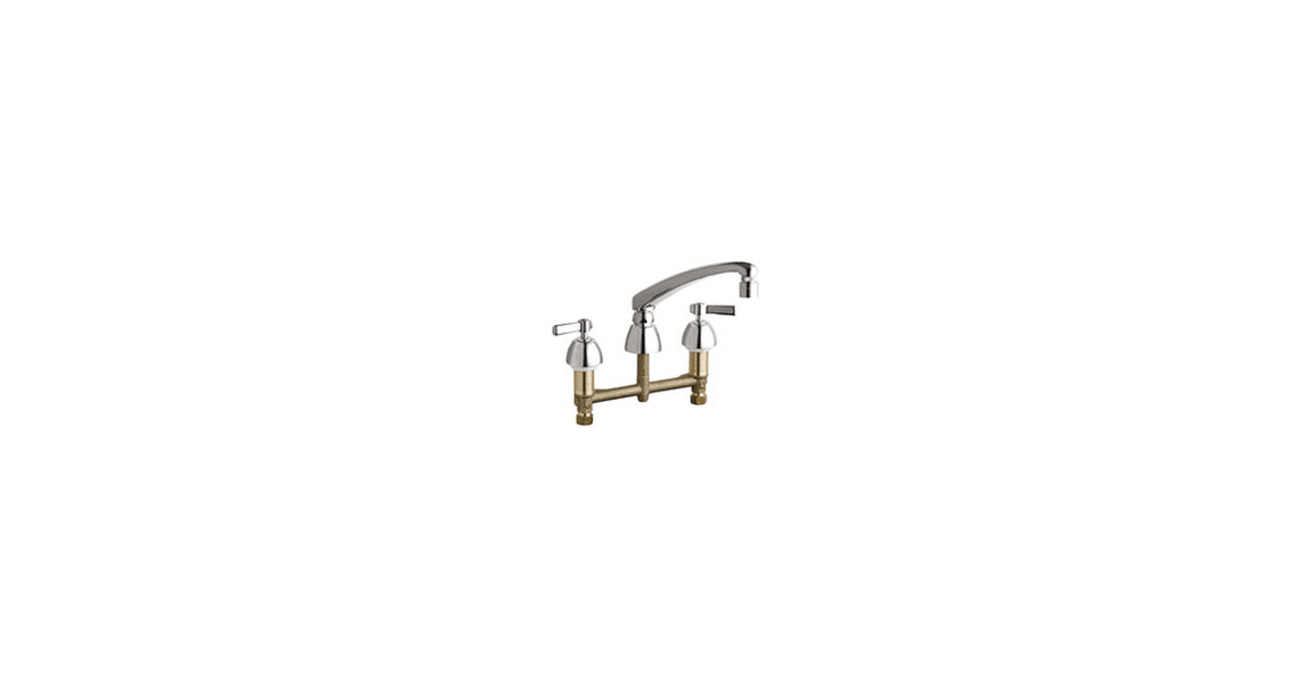 Chicago Faucets 201-AL8E29V317XKAB Commercial Grade Kitchen Faucet with ...
