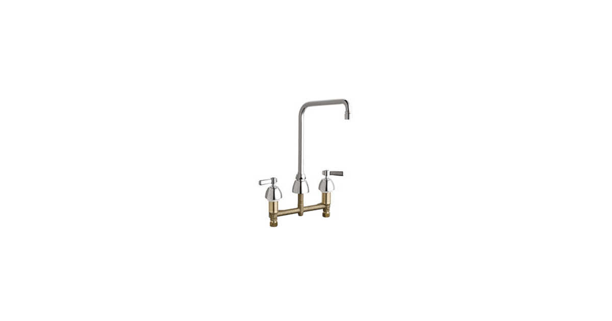Chicago Faucets 201-RSHA8AE35VAB Commercial Grade High Arch Kitchen ...