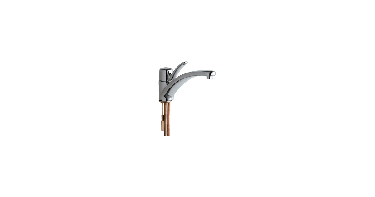 Chicago Faucets 2300-E34ABCP Commercial Grade Kitchen Faucet with Lever ...