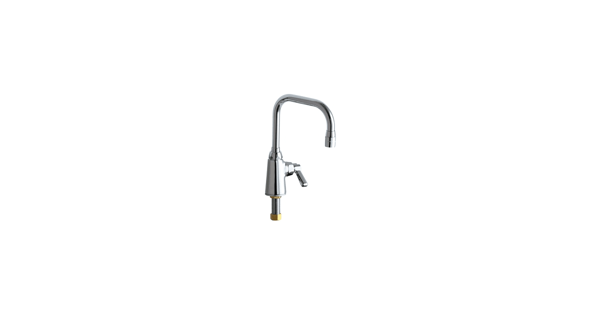 Chicago Faucets 350-DB6AE35ABCP Commercial Grade Single Hole Kitchen ...