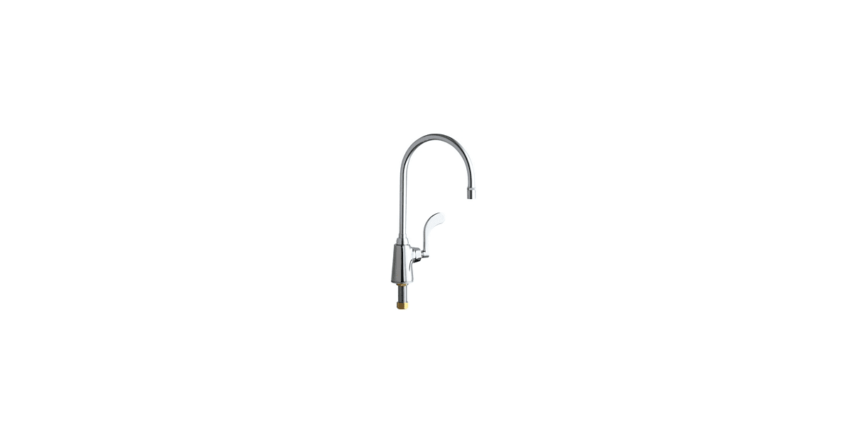 Chicago Faucets 350-G8AE29-317XKAB Commercial Grade Single Hole Kitchen ...