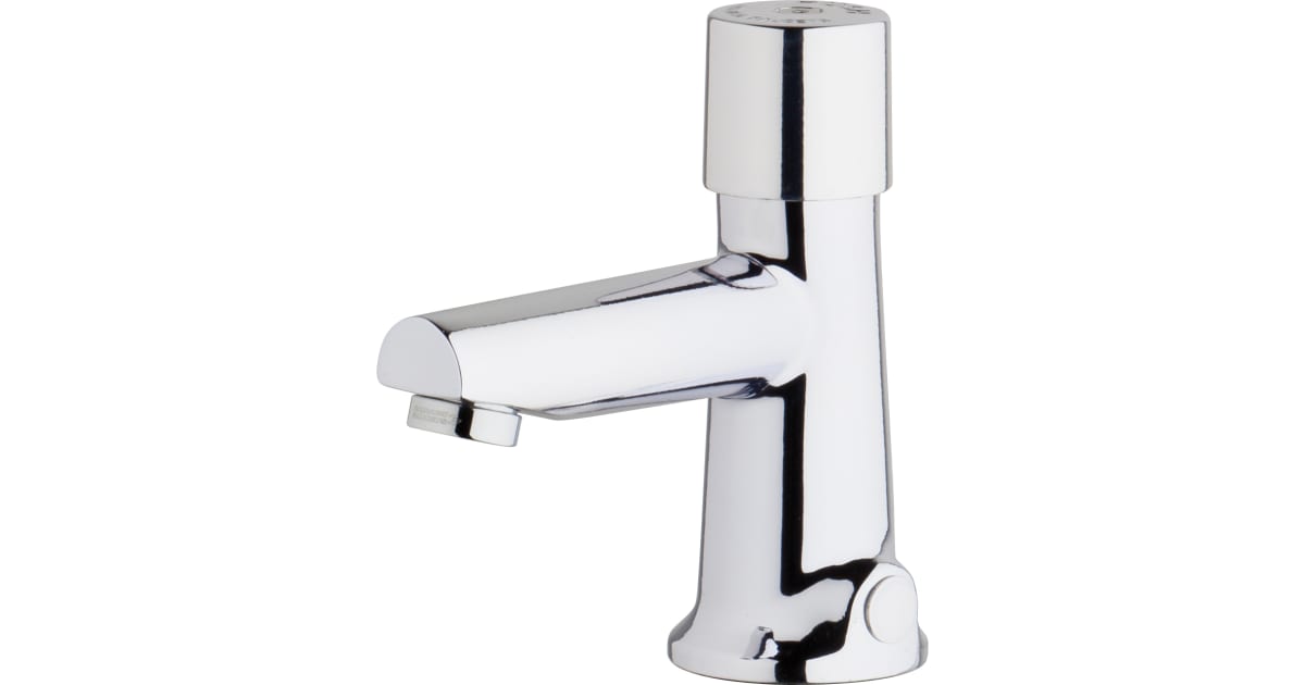 Chicago Faucets 3501-E2805ABCP Single Supply Hot / Cold Water Basin ...