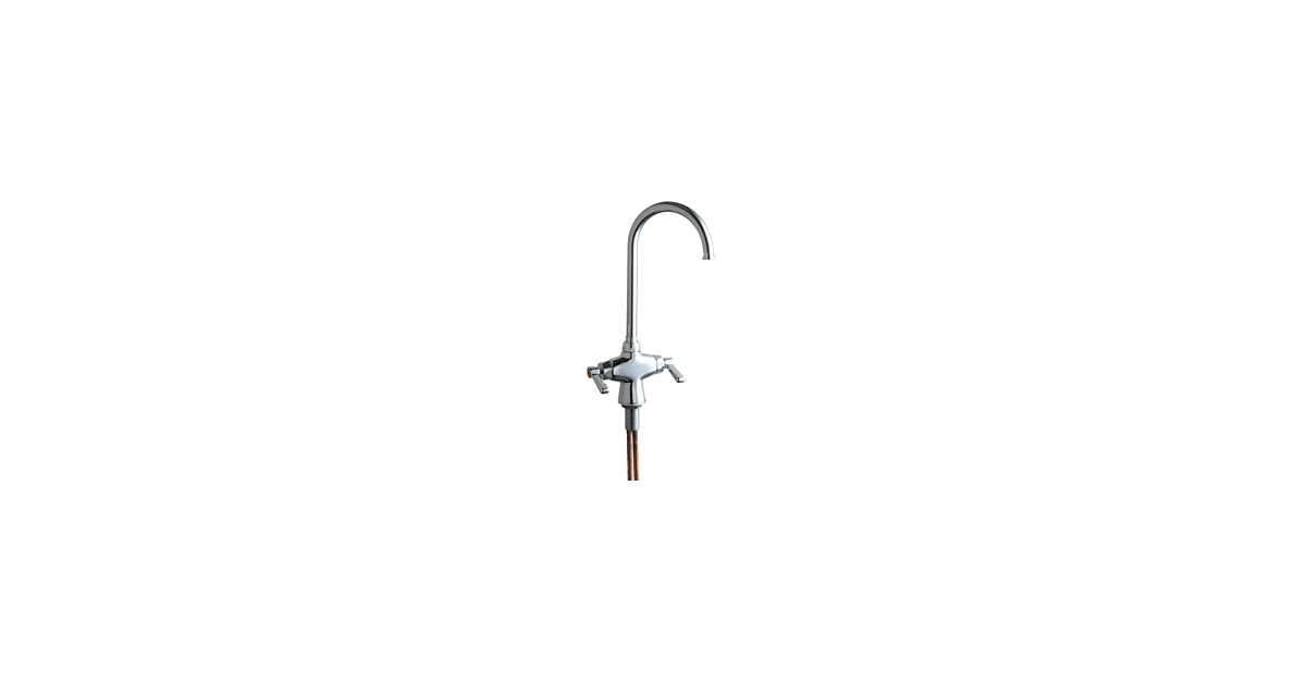 Chicago Faucets 50-GN2FCABCP Commercial Grade Single Hole Kitchen ...