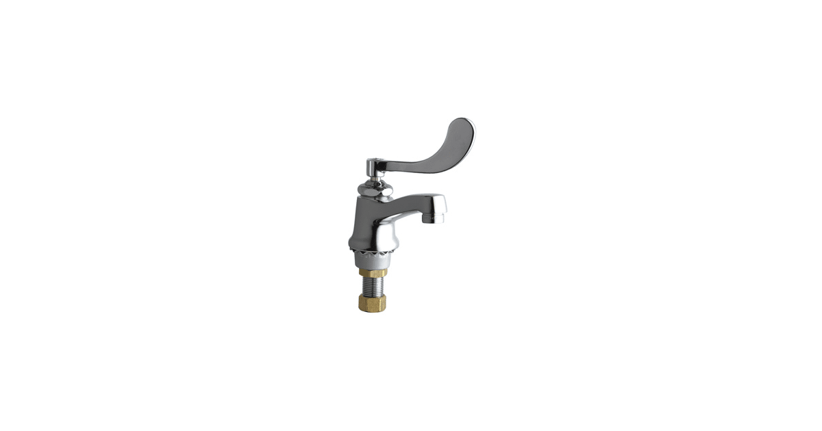 Chicago Faucets 700-317COLDABCP Single Supply Cold Water Basin Faucet ...