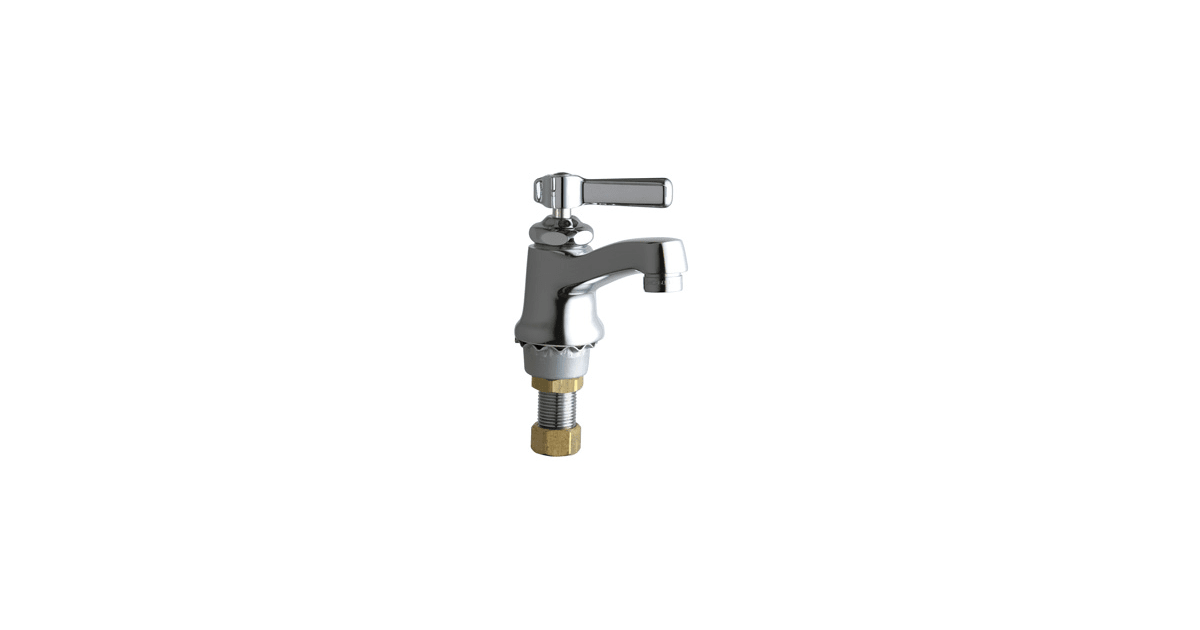 Chicago Faucets 730-244PLABCP Single Supply Hot / Cold Water Basin ...