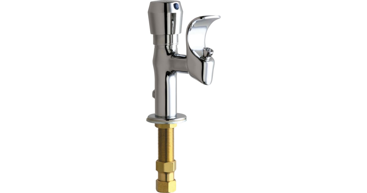 Chicago Faucets 748-665TBABCP Drinking Fountain Faucet with Push Knob ...