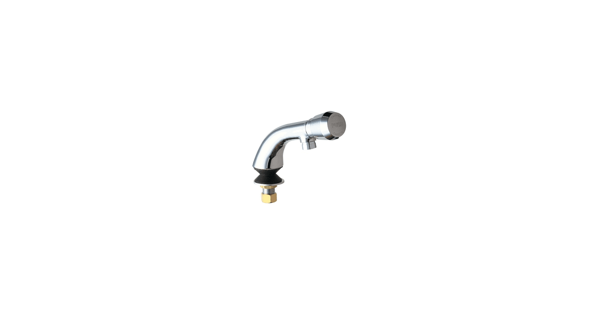 Chicago Faucets 807-E2805-665PSHAB Single Supply Hot / Cold Water Basin ...