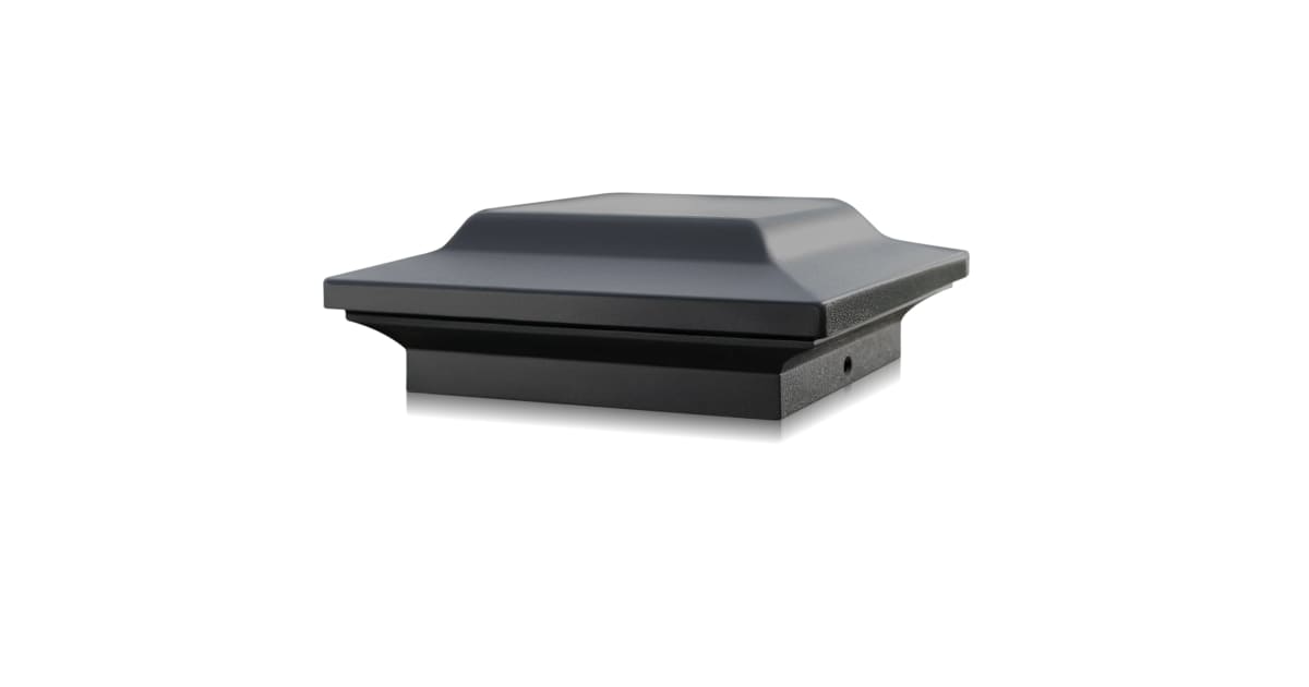 Classy Caps NSM44B 5-1/2" Wide Aluminum Post Cap | Ferguson Home