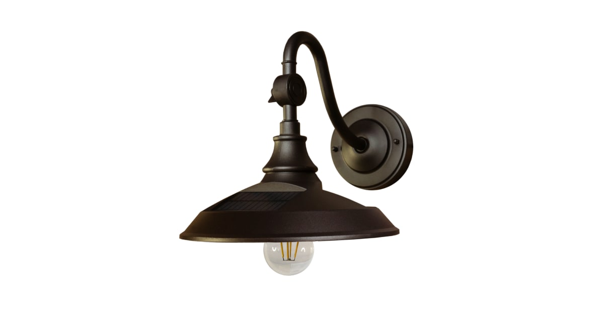 Classy Caps SBL738 10" Wide Solar LED Barn Light | Build.com