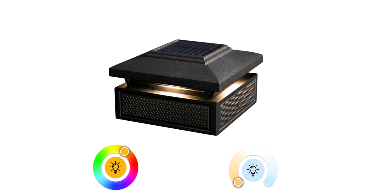 Classy Caps SLT727 Lumineer 3" Tall LED Smart Post Cap Light | Ferguson ...