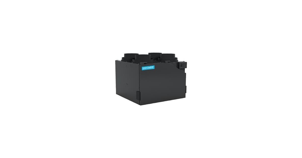 Clean Comfort VH30140R VH Series 140 CFM - Heat Recovery Ventilator ...
