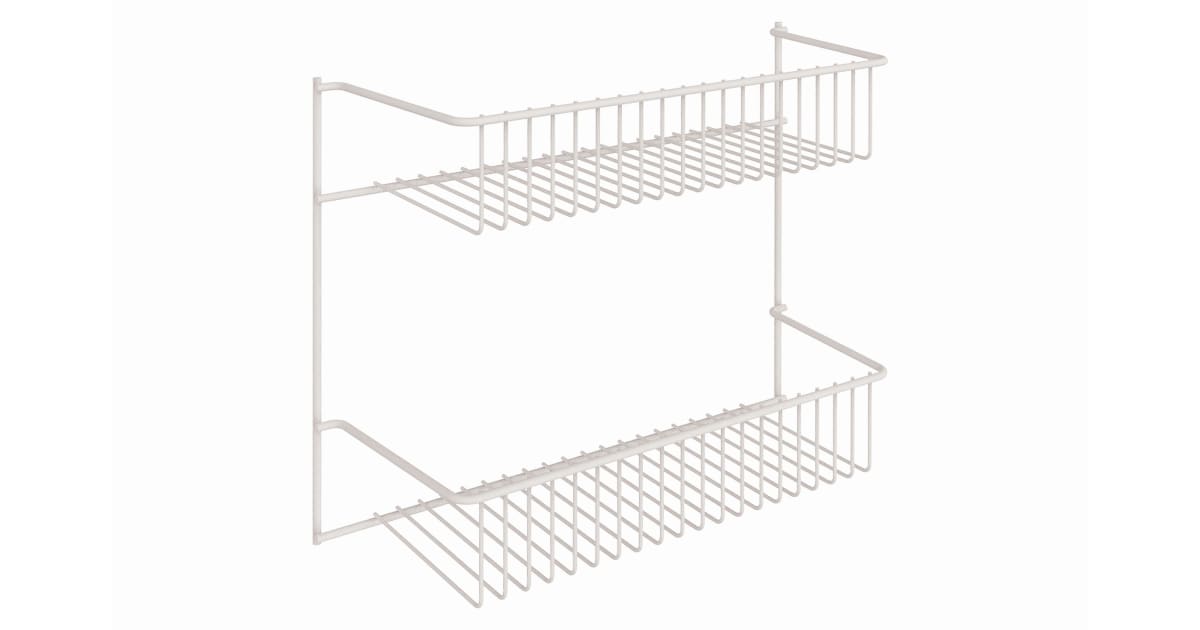 ClosetMaid 800200 11"H x 13"W 2-Tier Door or Wall Mounted Storage Rack ...