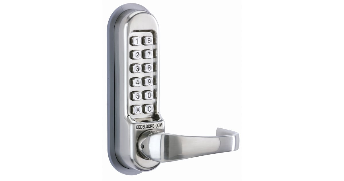 Codelocks CL550BB-PB Heavy Duty Back to Back Mechanical Keypad Coded ...