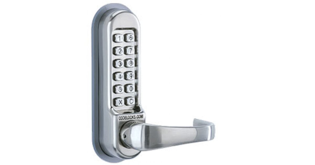 Codelocks CL415BBSS Mechanical Back to Back Leverset Keypad with a Full ...