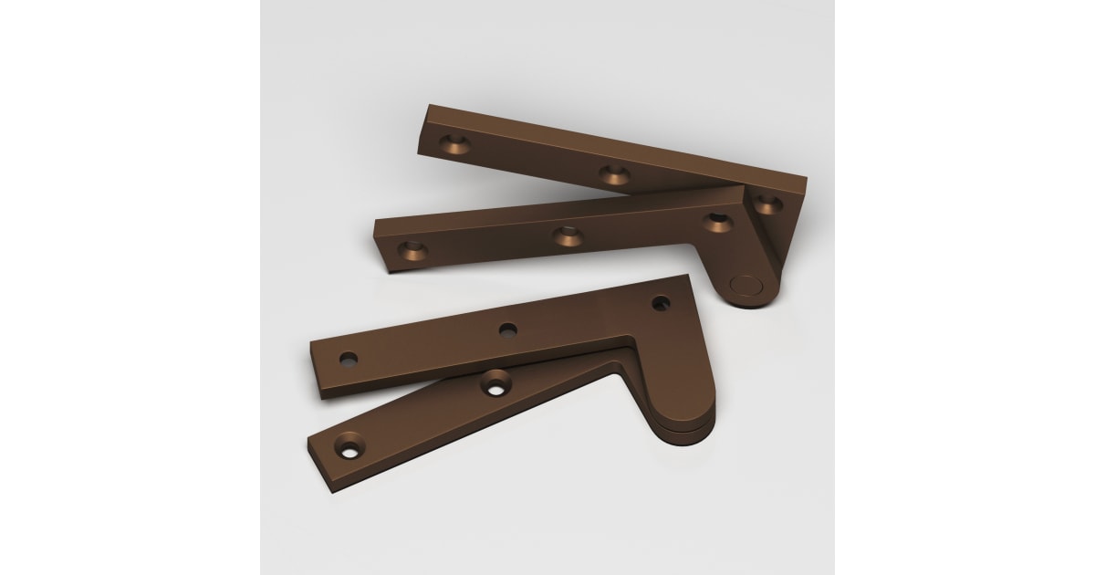 Colonial Bronze 3.5-M10B 3.5 Solid Brass 3-7/8" Wide Door Hinge - Pair ...