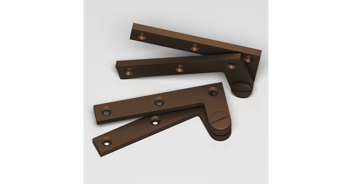 Colonial Bronze 5-M10B 5 Solid Brass 4-3/8" Wide Door Hinge - Pair ...