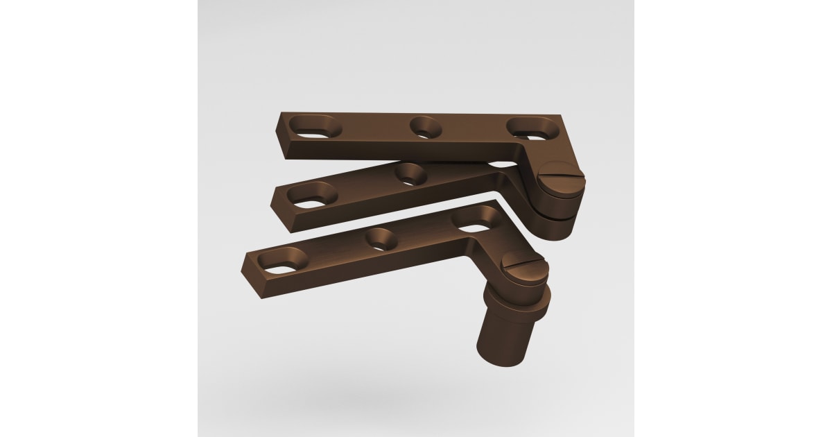 Colonial Bronze 6B-M10B 6B Solid Brass 4-3/8" Wide Door Hinge - Pair ...