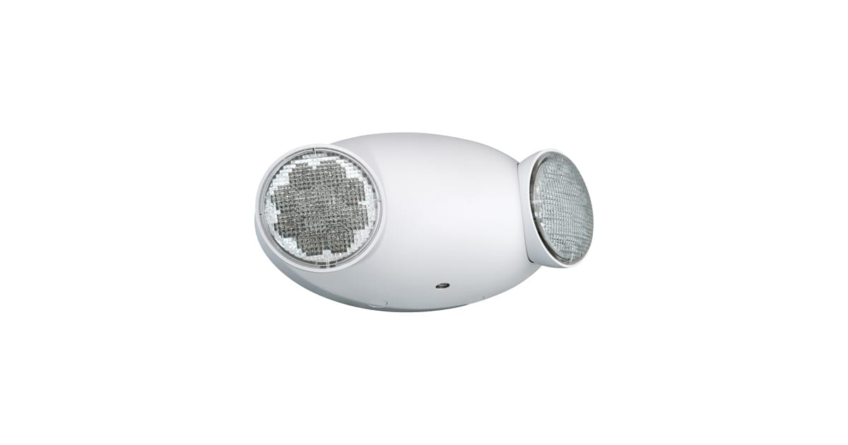 Compass Lighting CU2 2 light 4" Tall Integrated LED Emergency Wall ...