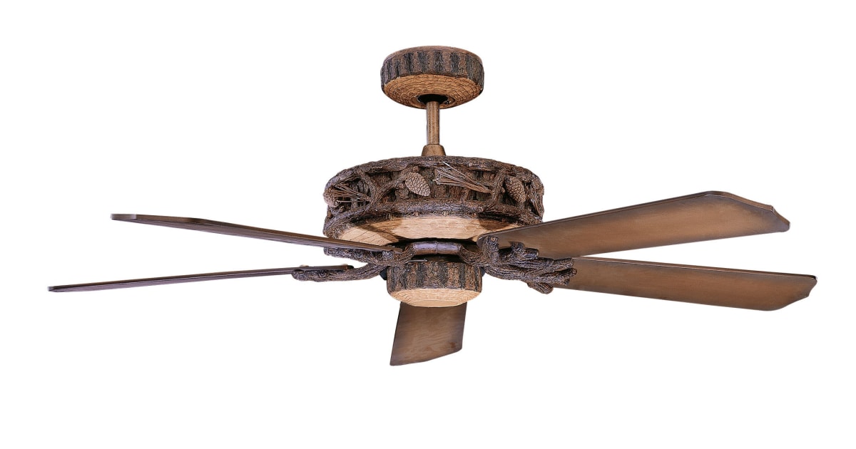 Concord 52PD5OWL Ponderosa 52" 5 Blade Indoor / Outdoor Ceiling Fan ...