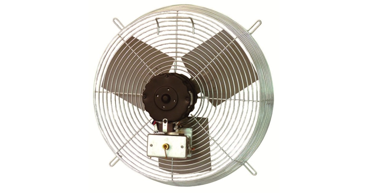 Continental Fan Manufacturing GEF-12 1/12 Horse Power 825 CFM 12 Inch ...