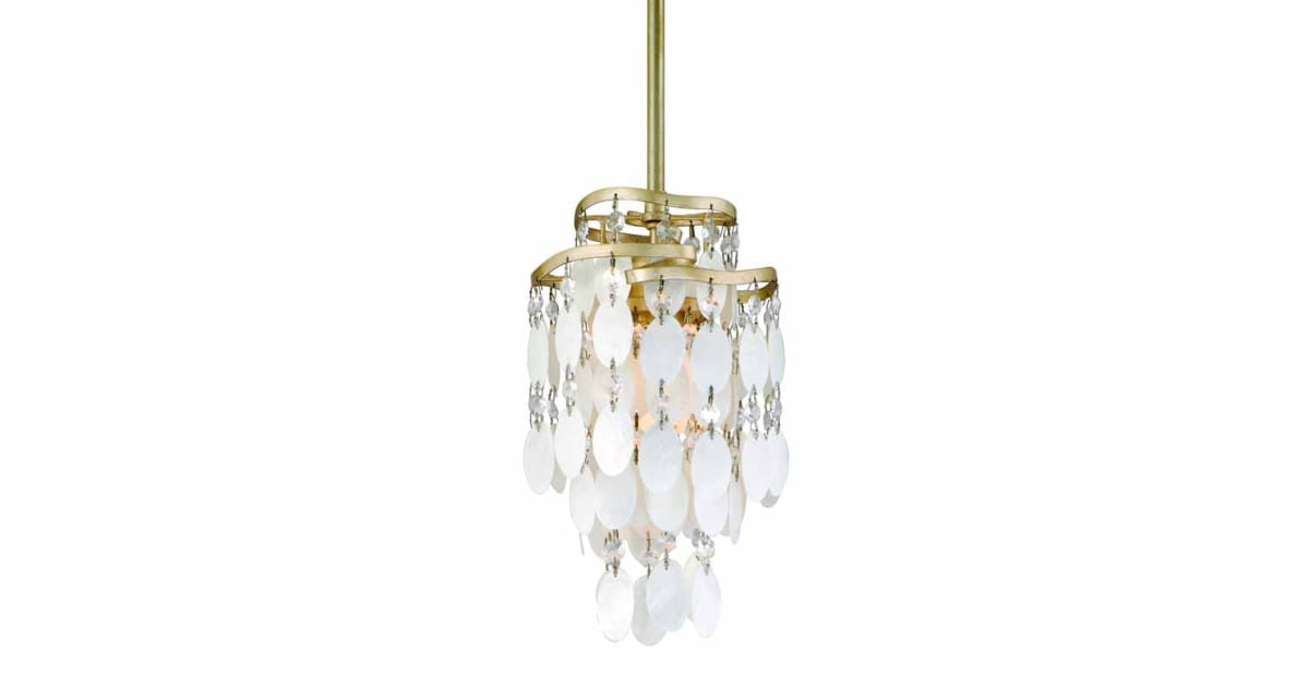Corbett Lighting 109-41-CPL Dolce Single Light 7" Wide Mini Chandelier ...