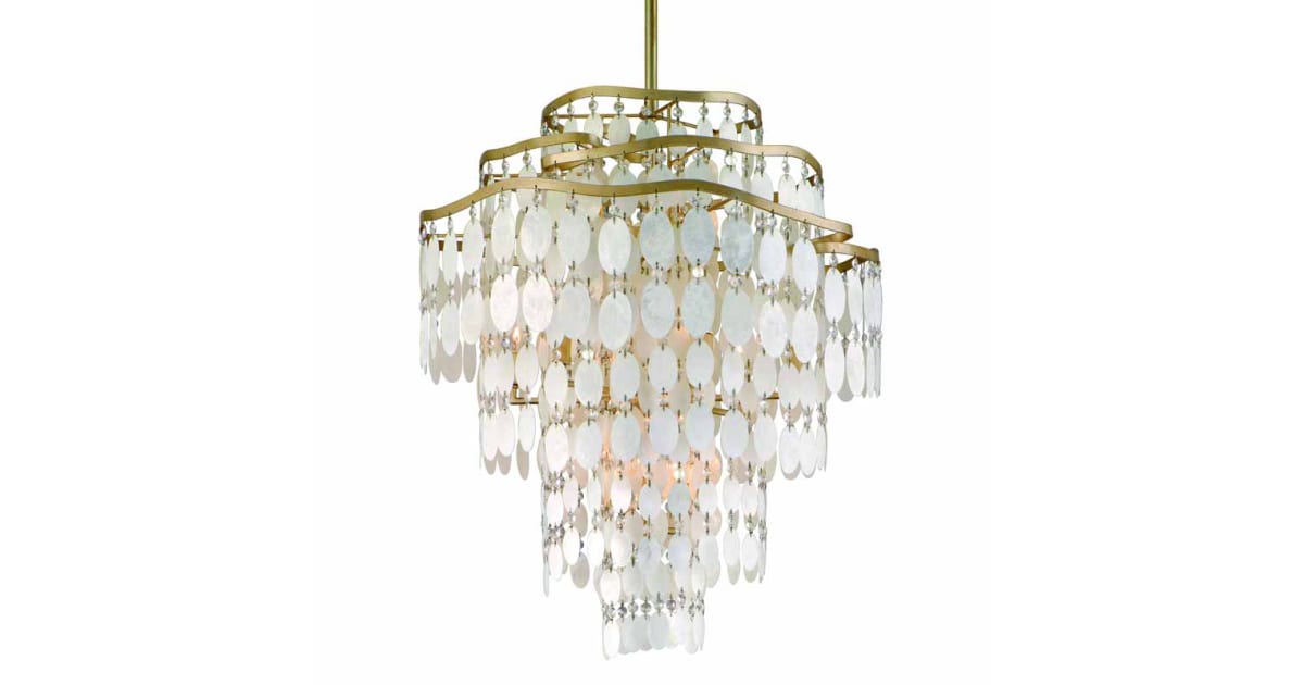 Corbett Lighting 109-412-CPL Dolce 12 Light 25" Wide Chandelier with ...