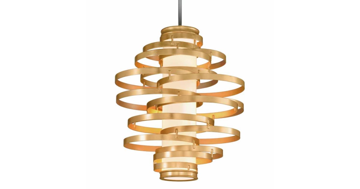 Corbett Lighting 225-44-GL Vertigo Light 30" Wide Integrated LED ...