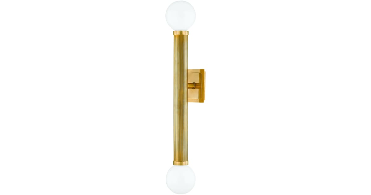 Corbett Lighting 373-02-VB Pienza 2 Light 32" Tall Wall Sconce ...