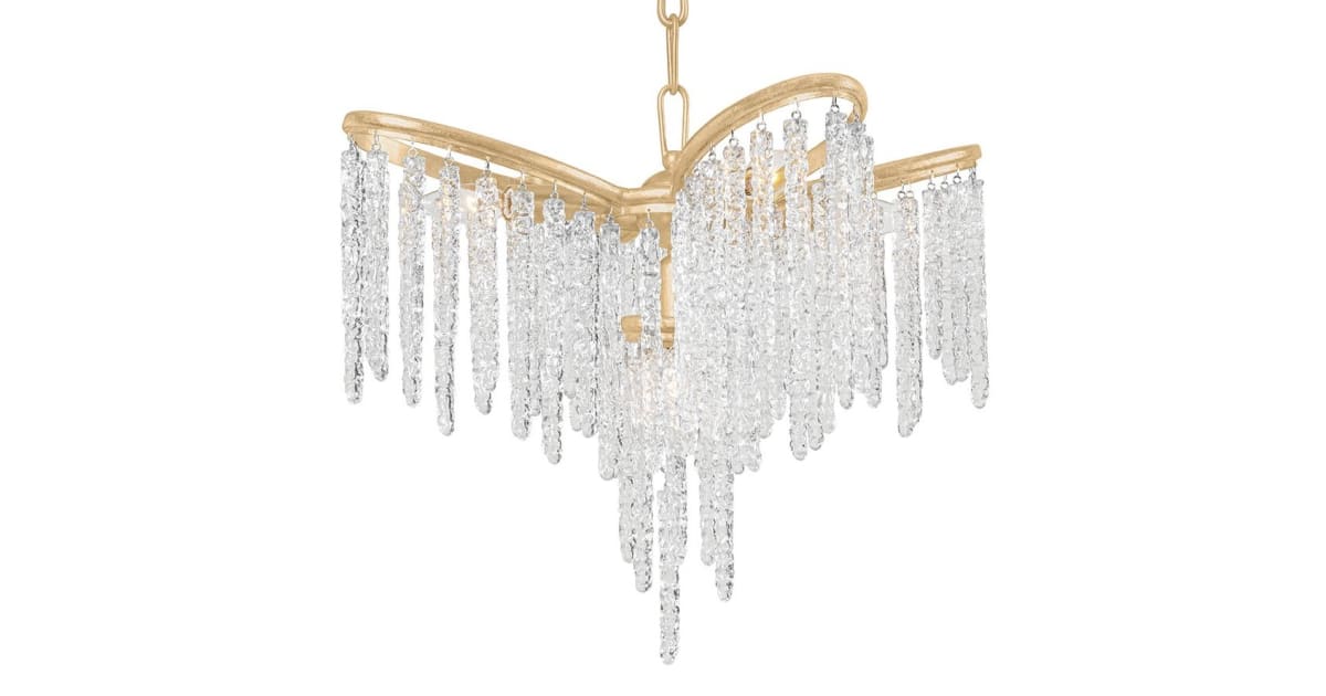 Corbett Lighting 415-32-GL Pandora 7 Light 32" Wide Crystal Chandelier ...