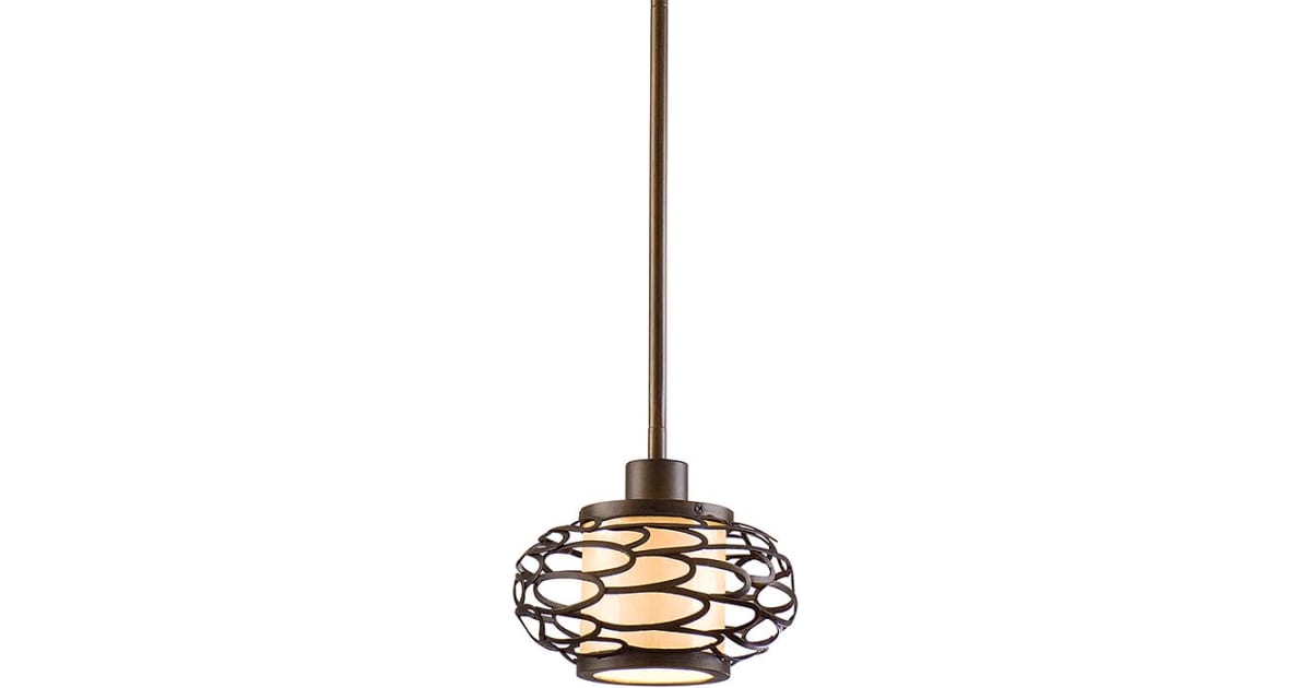 Corbett Lighting 79-41 Cesto Single Light 7-1/2" Wide Mini Pendant with ...