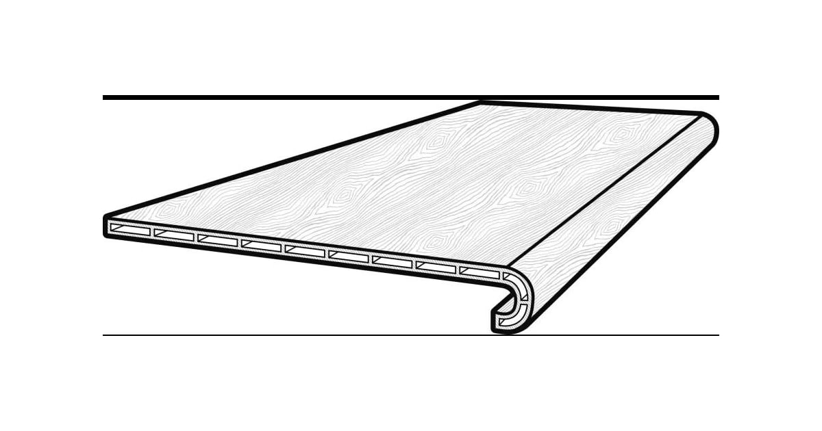 COREtec 03Z70-05067 OG Enhanced 48" Long Vinyl Glue Down Stair Tread ...